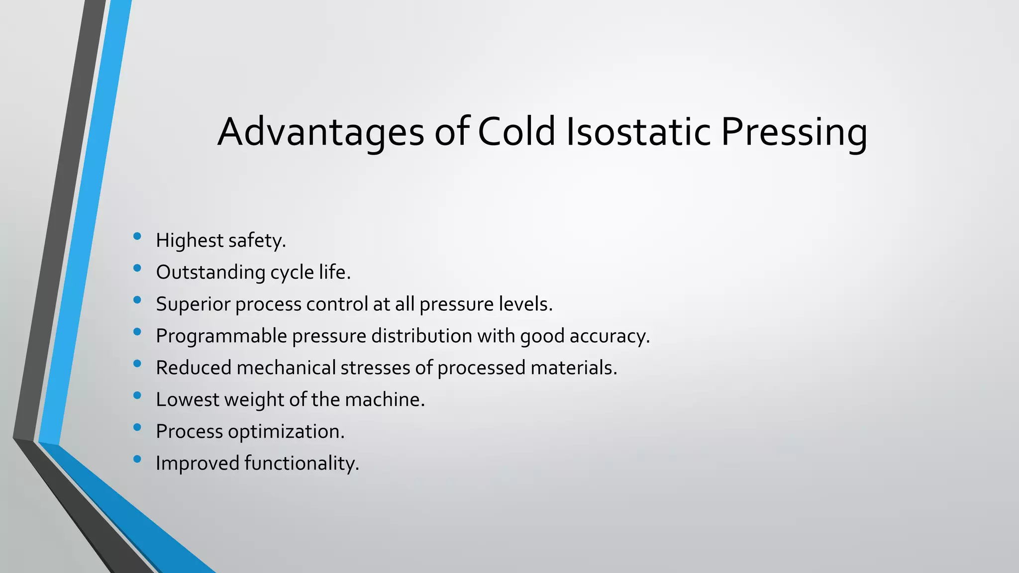 Cold isostatic pressing | PDF