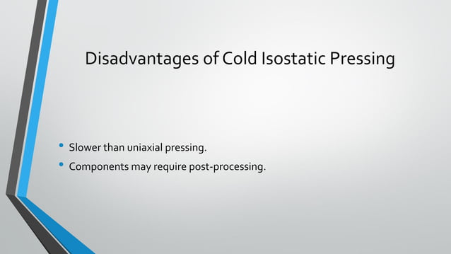 Cold isostatic pressing | PDF