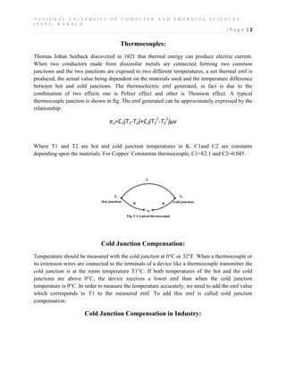 Cold junction compensation | DOCX