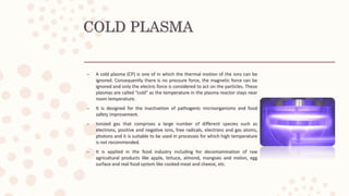 Cold Plasma Sterilization | PPTX