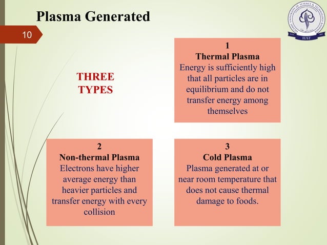 Cold plasma technology in food processing | PPTX | Physics | Science
