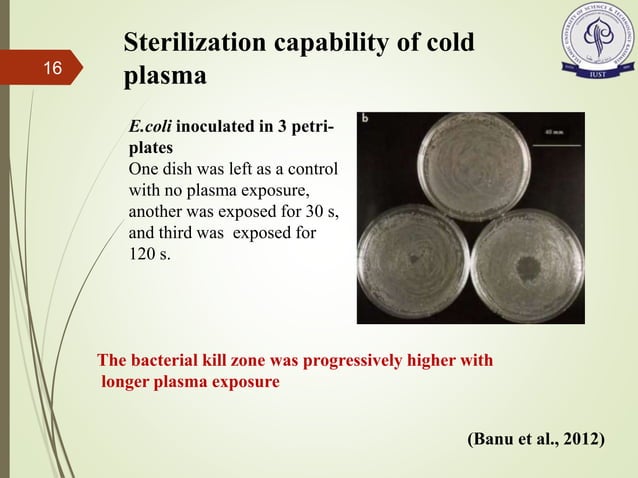 Cold plasma technology in food processing | PPTX | Physics | Science