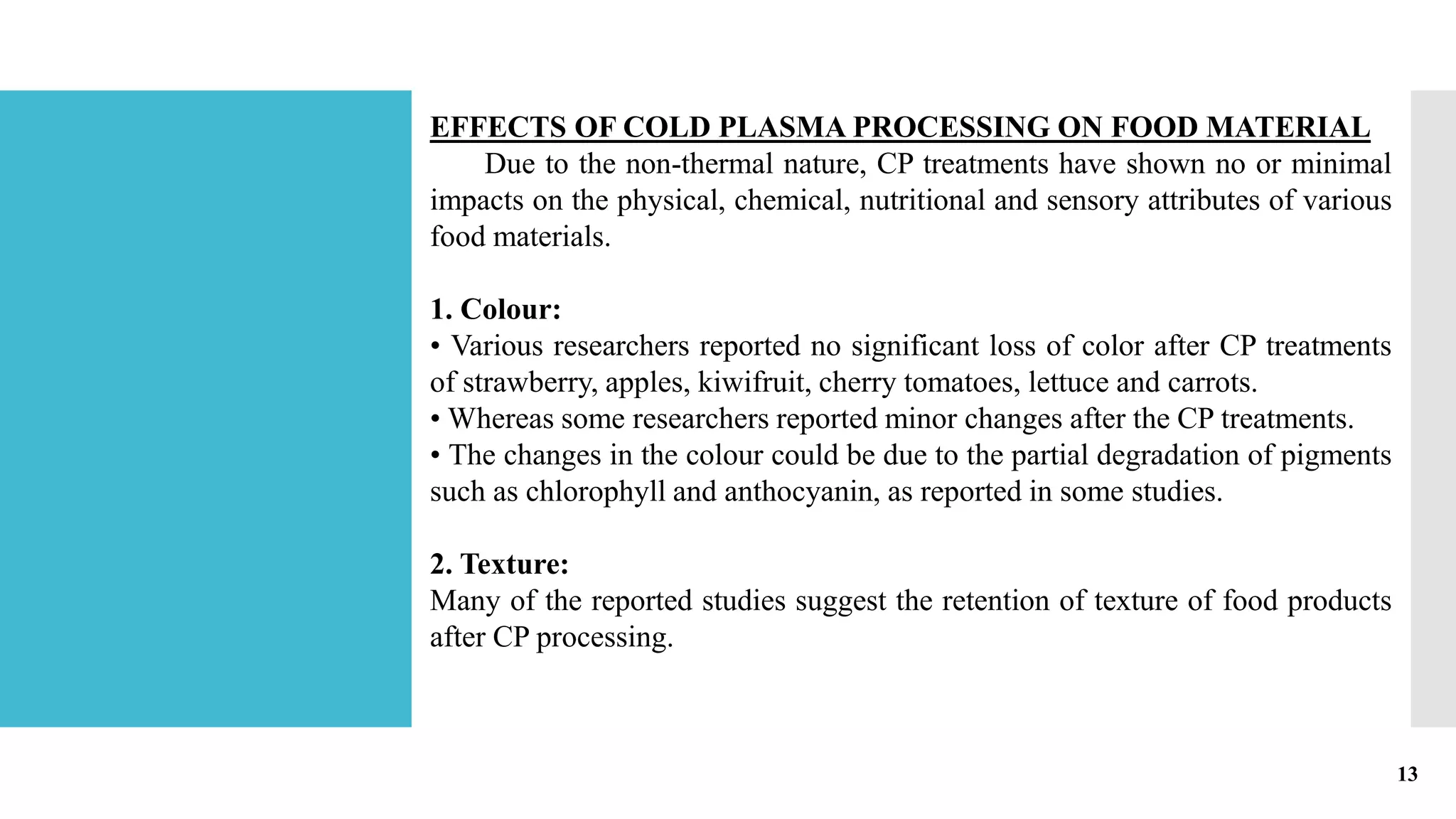 Cold Plasma Technology in Food | PPTX