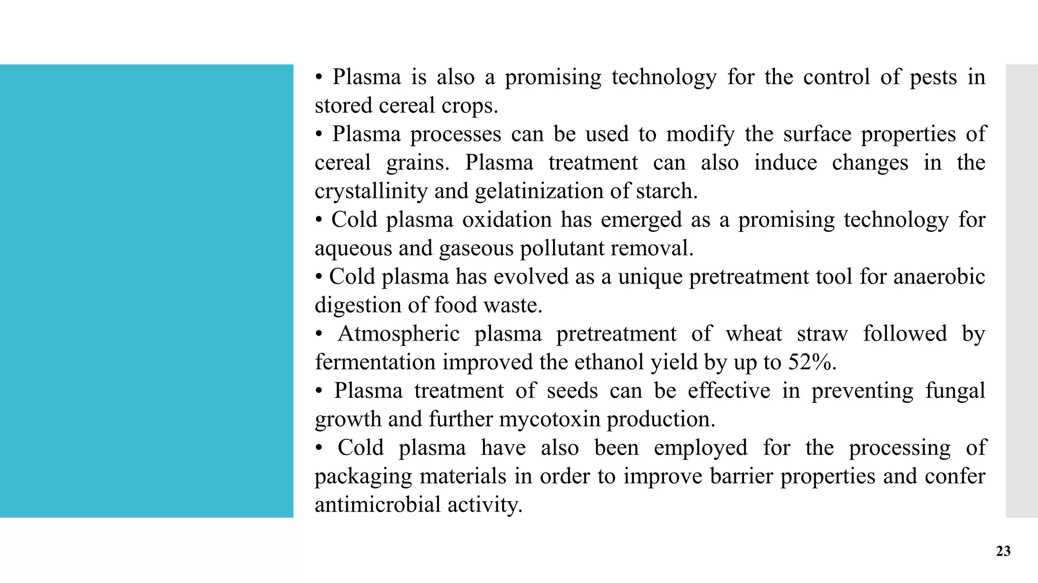 Cold Plasma Technology in Food | PPTX