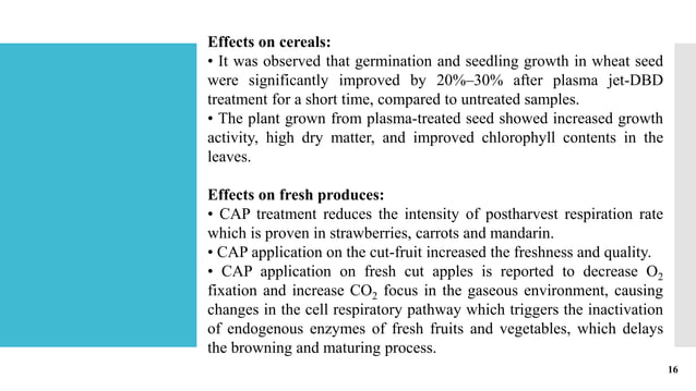 Cold Plasma Technology in Food | PPTX