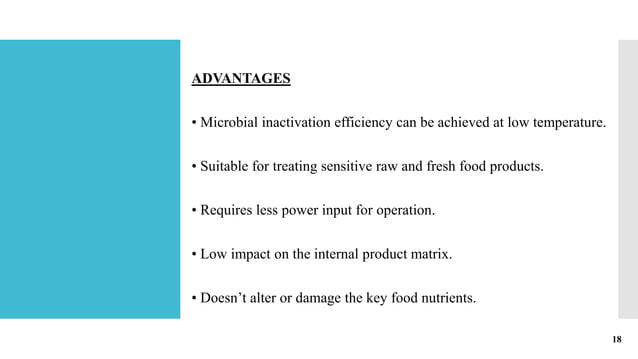 Cold Plasma Technology in Food | PPTX