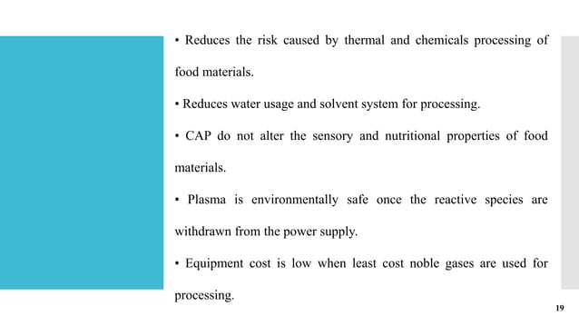 Cold Plasma Technology in Food | PPTX
