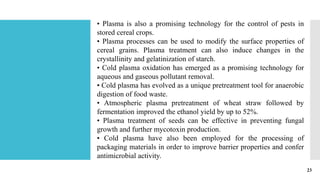 Cold Plasma Technology in Food | PPTX