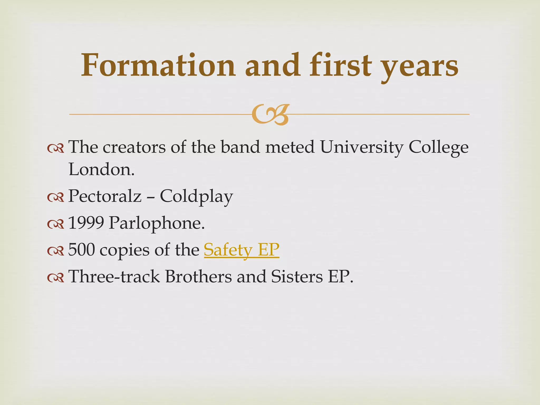 Coldplay | PPT