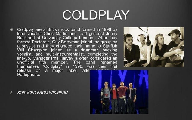 Coldplay: Case Study | PPT