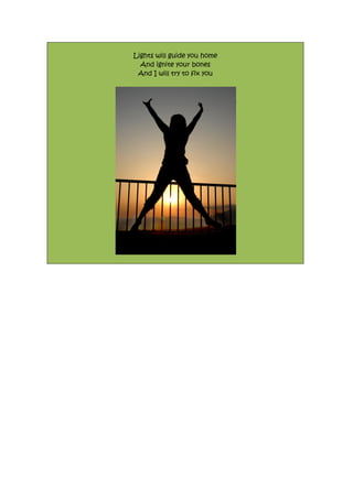 Coldplay_ Fix You | PDF
