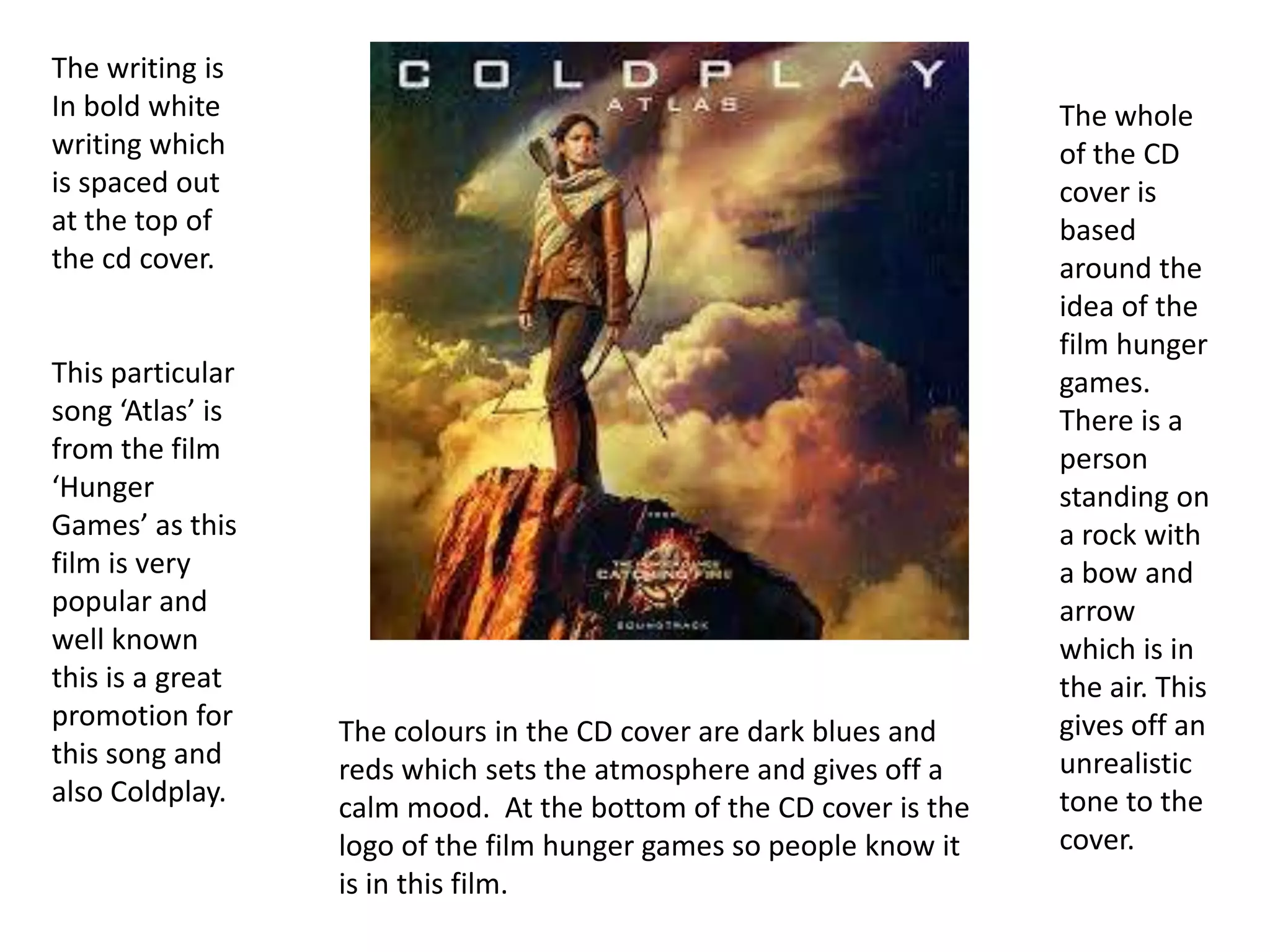 Coldplay cd cover analysis | PPTX