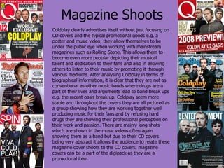 Coldplay Digipack Case Study | PPT