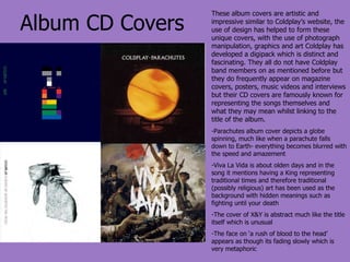 Coldplay Digipack Case Study | PPT