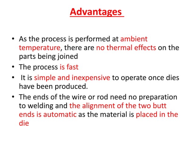 Cold pressure welding - read only | PPTX | Chemistry | Science