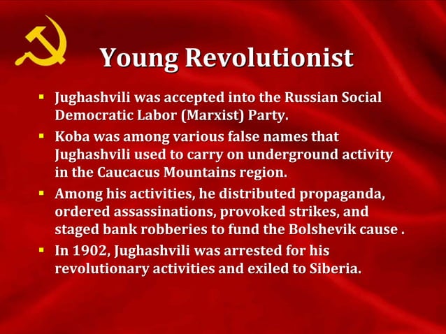 Cold Red Tsar: Joseph Stalin | PPT