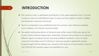 Colds and flus | PDF | Cold and Flu | Diseases and Conditions