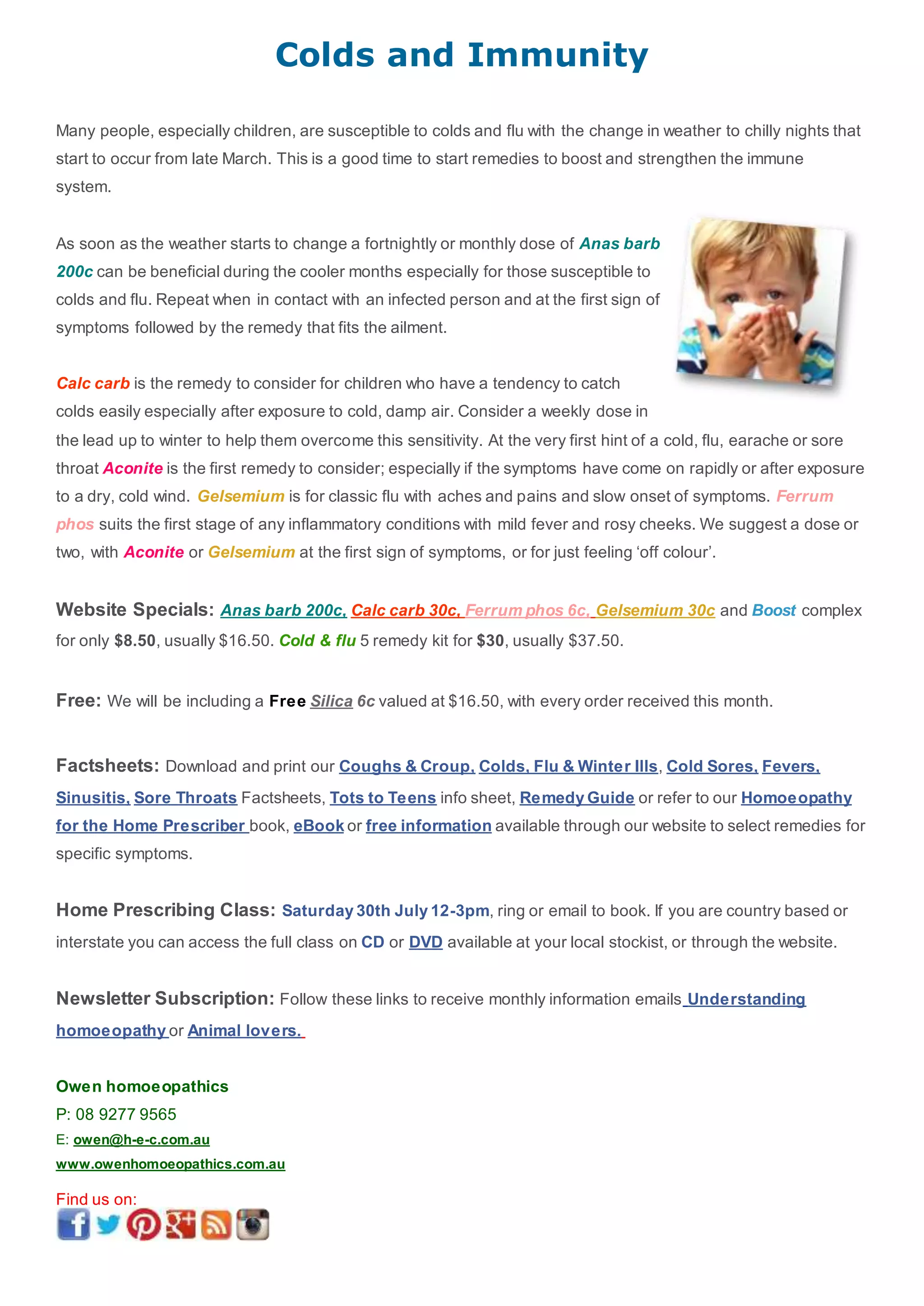 Colds and immunity | DOCX | Cold and Flu | Diseases and Conditions