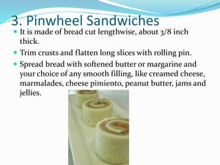 Cold sandwiches demo | PPTX