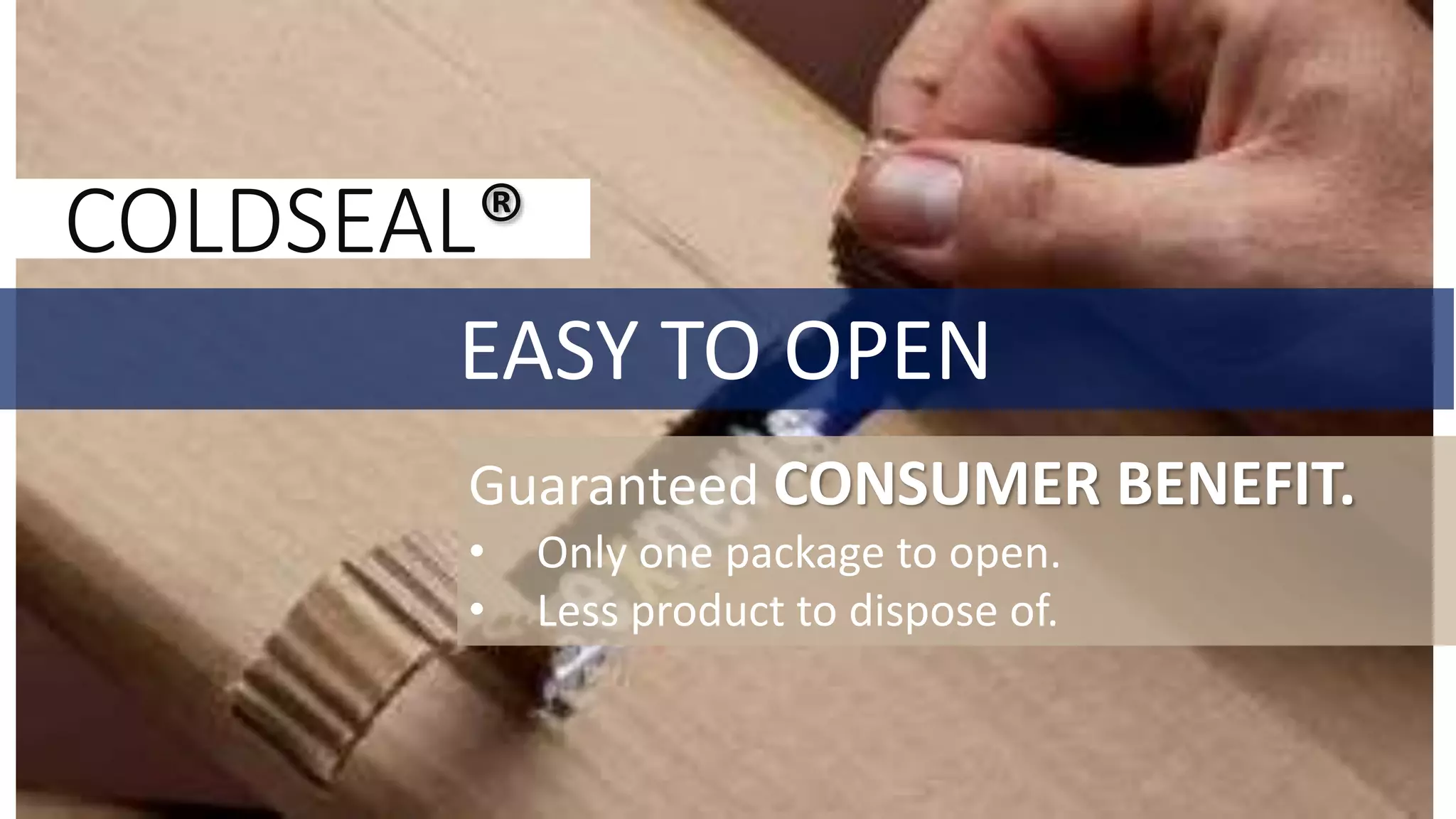 COLDSEAL Self-sealing packaging & ECOLIFLEX Pressure sensitive sealing ...