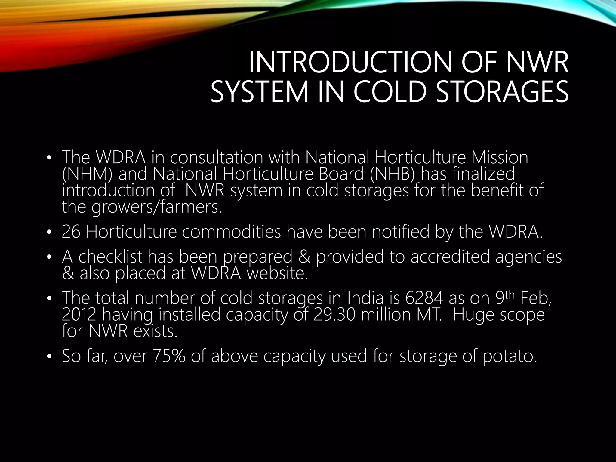 COLD STORAGE REGULATION. | PPT