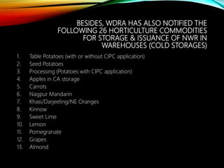 COLD STORAGE REGULATION. | PPT