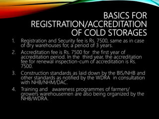 COLD STORAGE REGULATION. | PPT