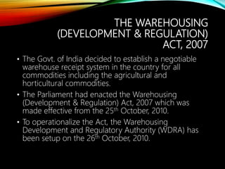 COLD STORAGE REGULATION. | PPT