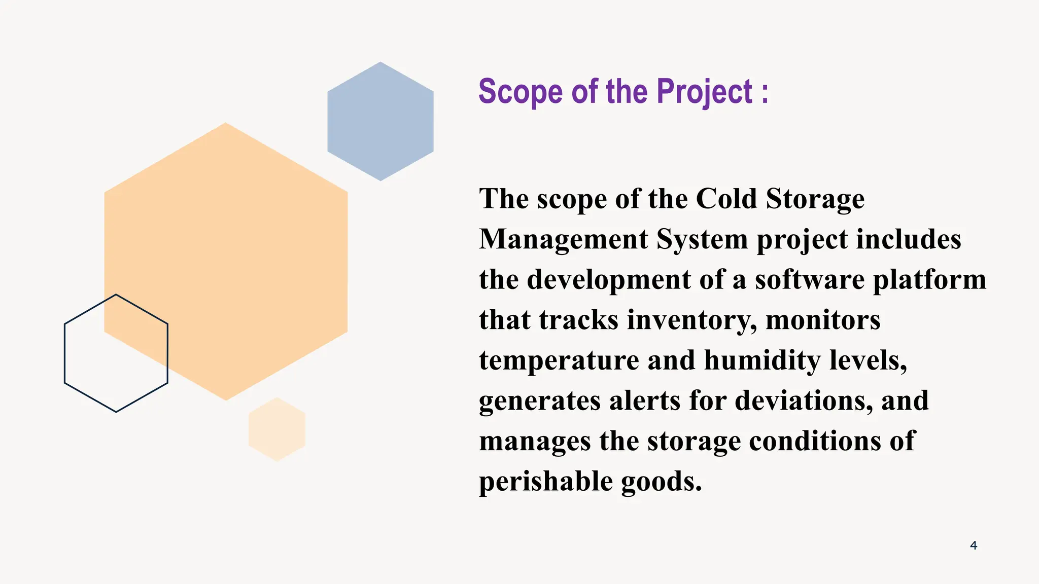 cold storage management system software project | PDF