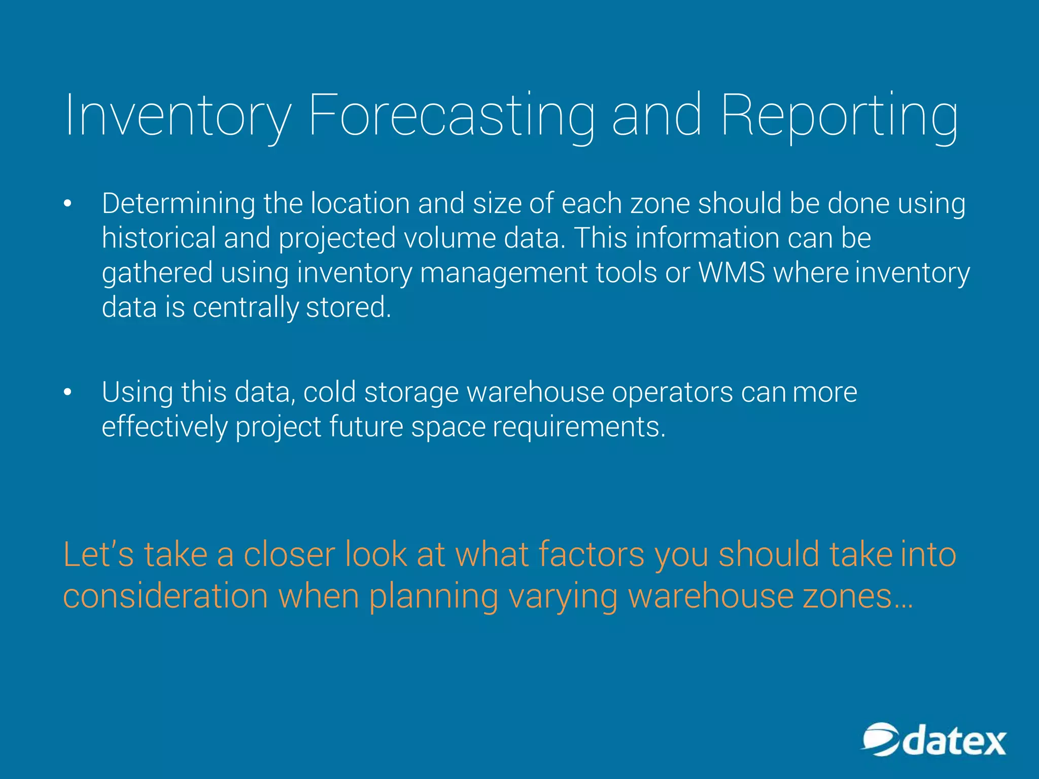Cold Storage Warehouse Best Practices: Warehouse Layout Optimization | PDF