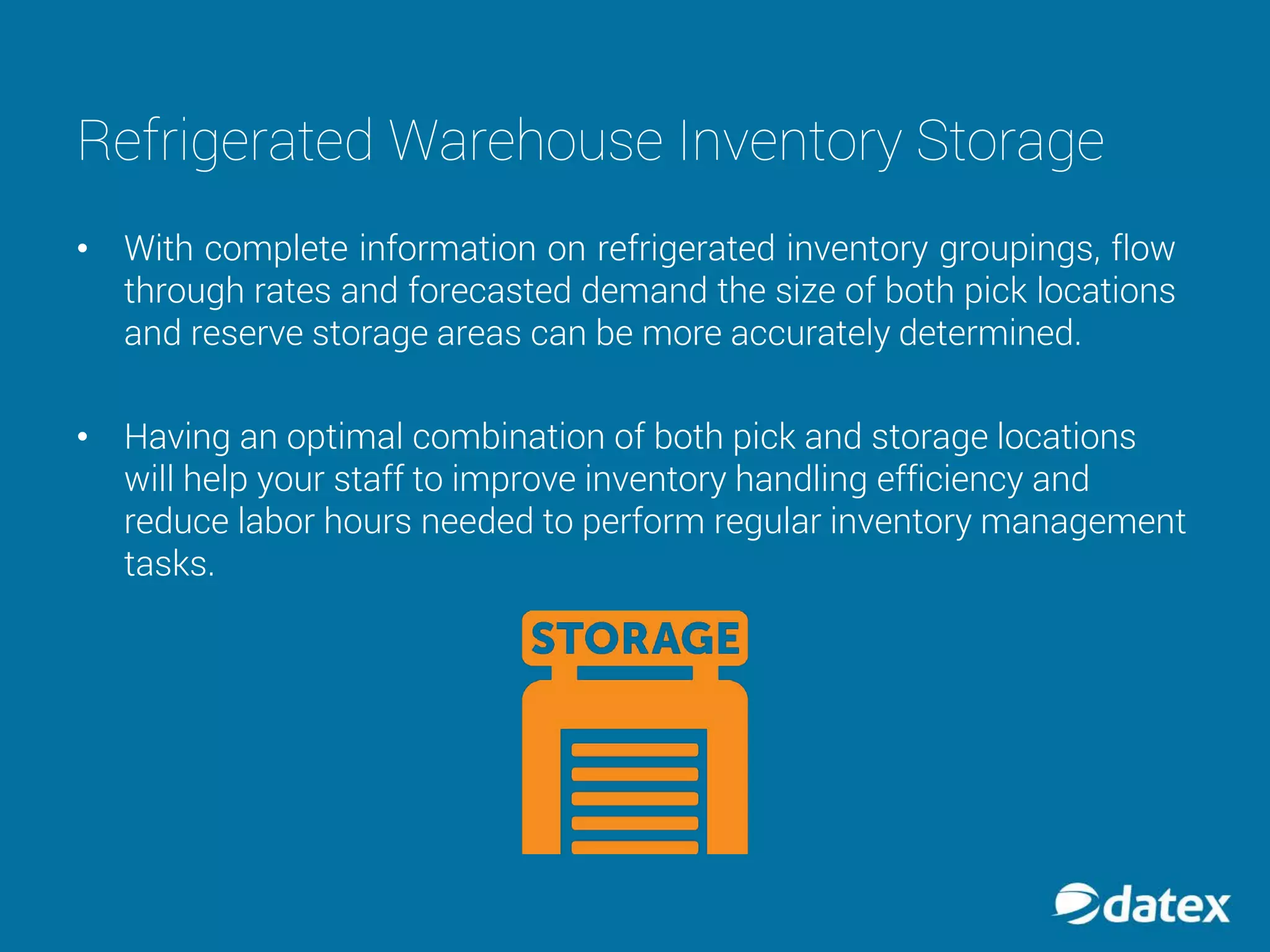 Cold Storage Warehouse Best Practices: Warehouse Layout Optimization | PDF