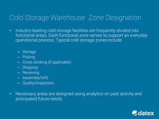 Cold Storage Warehouse Best Practices: Warehouse Layout Optimization | PDF