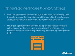 Cold Storage Warehouse Best Practices: Warehouse Layout Optimization | PDF