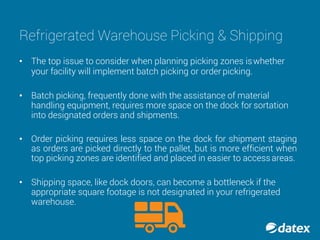 Cold Storage Warehouse Best Practices: Warehouse Layout Optimization | PDF