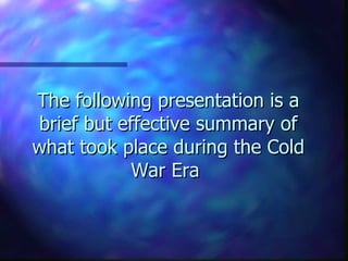 Coldwar | PPT | War and Conflicts
