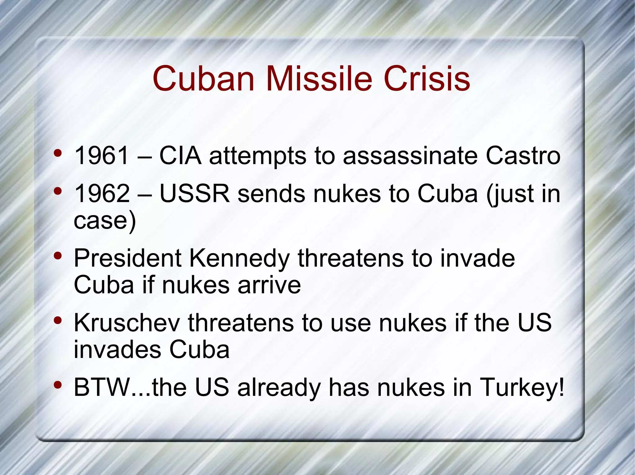 Cold War Overview | PPT