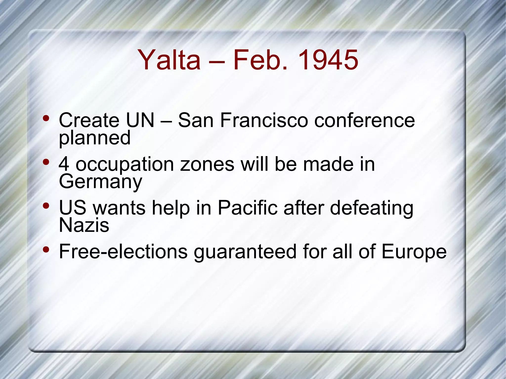 Cold War Overview | PPT