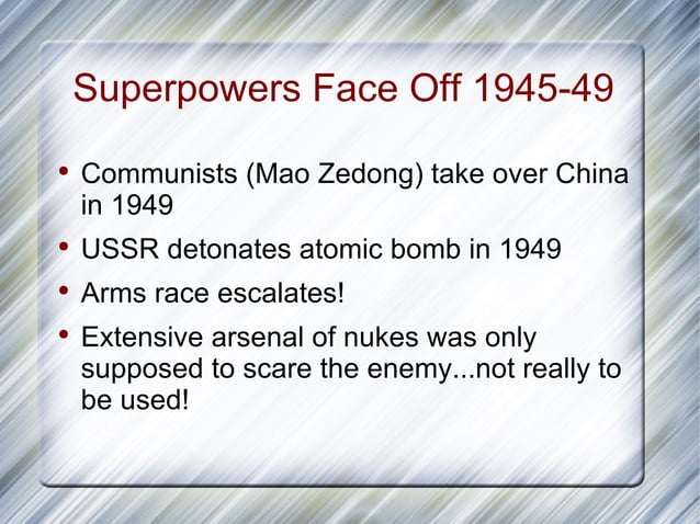 Cold War Overview | PPT