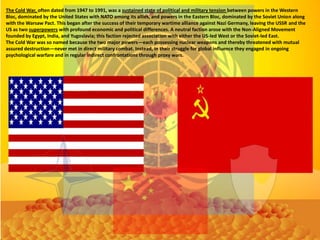 Cold war | PPTX