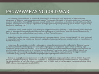Cold War (Group 4) | PPTX