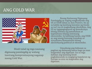 Cold War (Group 4) | PPTX