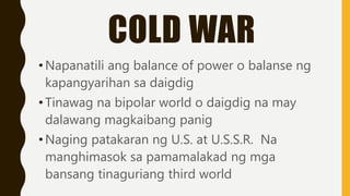 Cold war | PPTX
