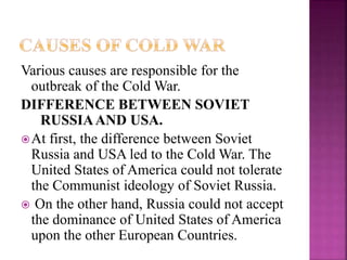 Cold war | PPT