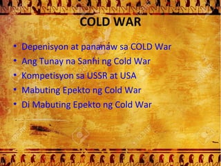 Cold War | PPT