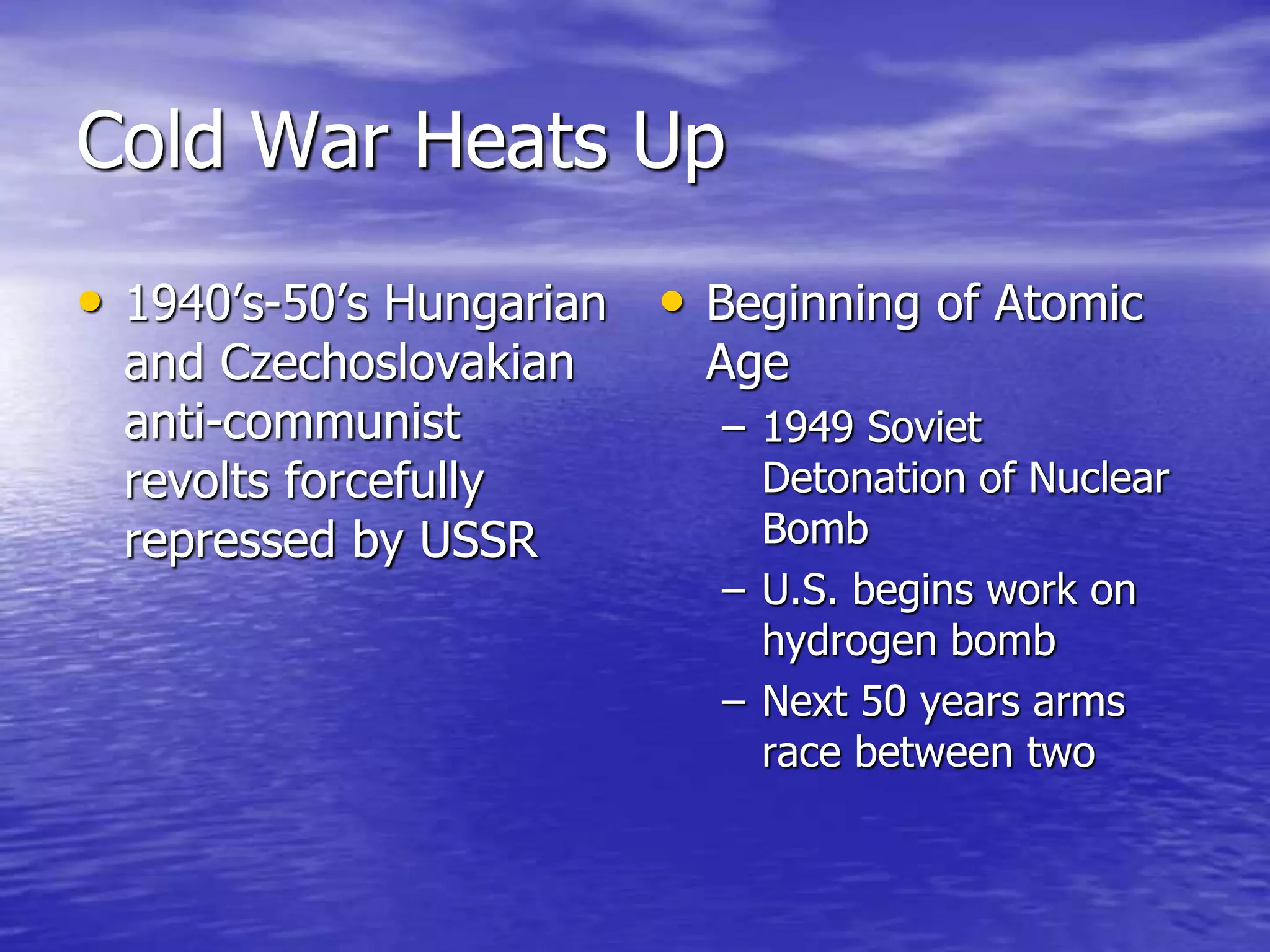 Cold war | PPT