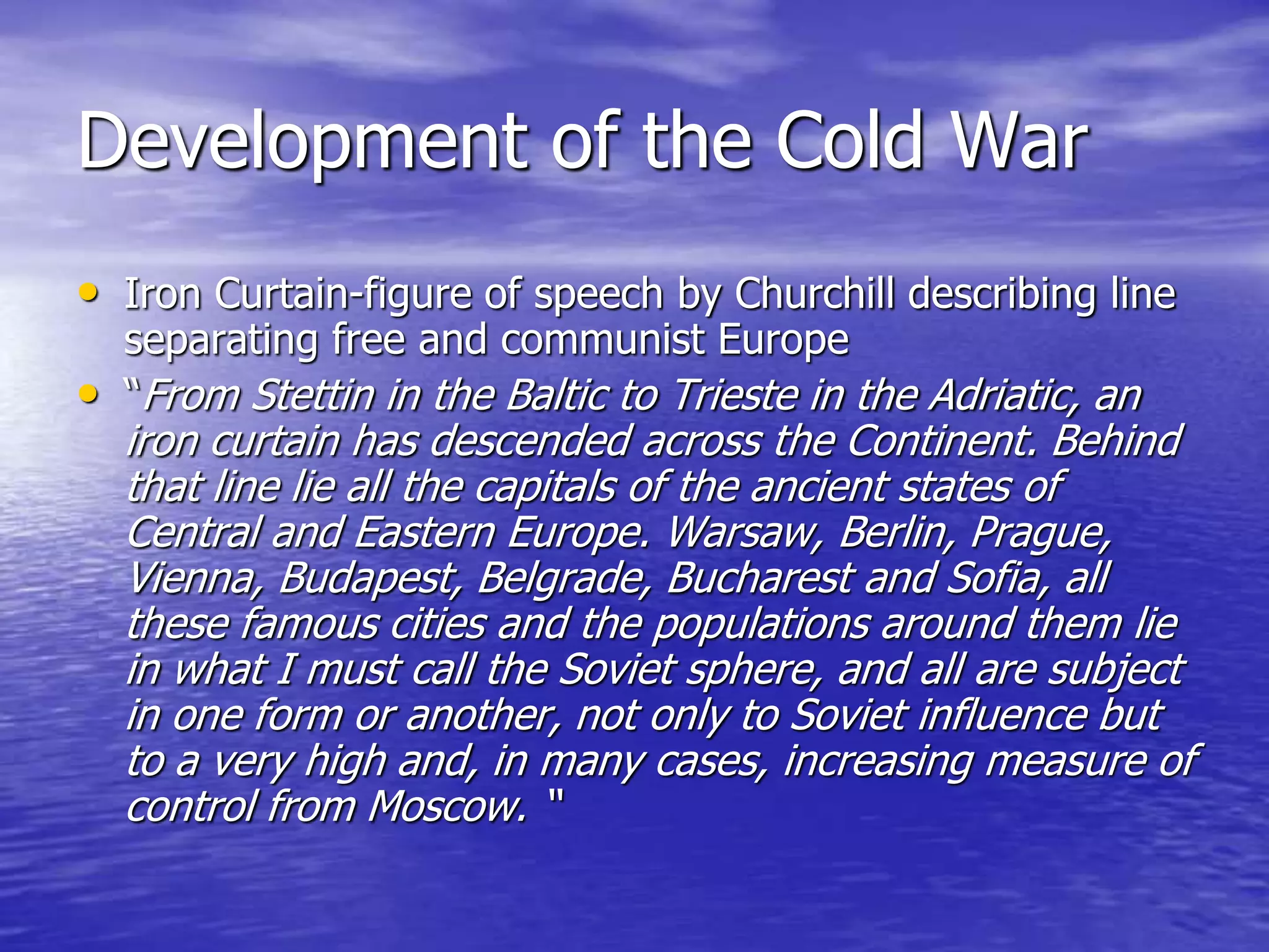 Cold war | PPT