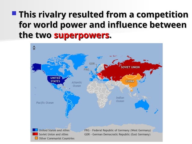Cold War.ppt para alumnos de preparatoria | PPT