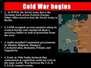 Cold War in the 20th century An Overview | PPT