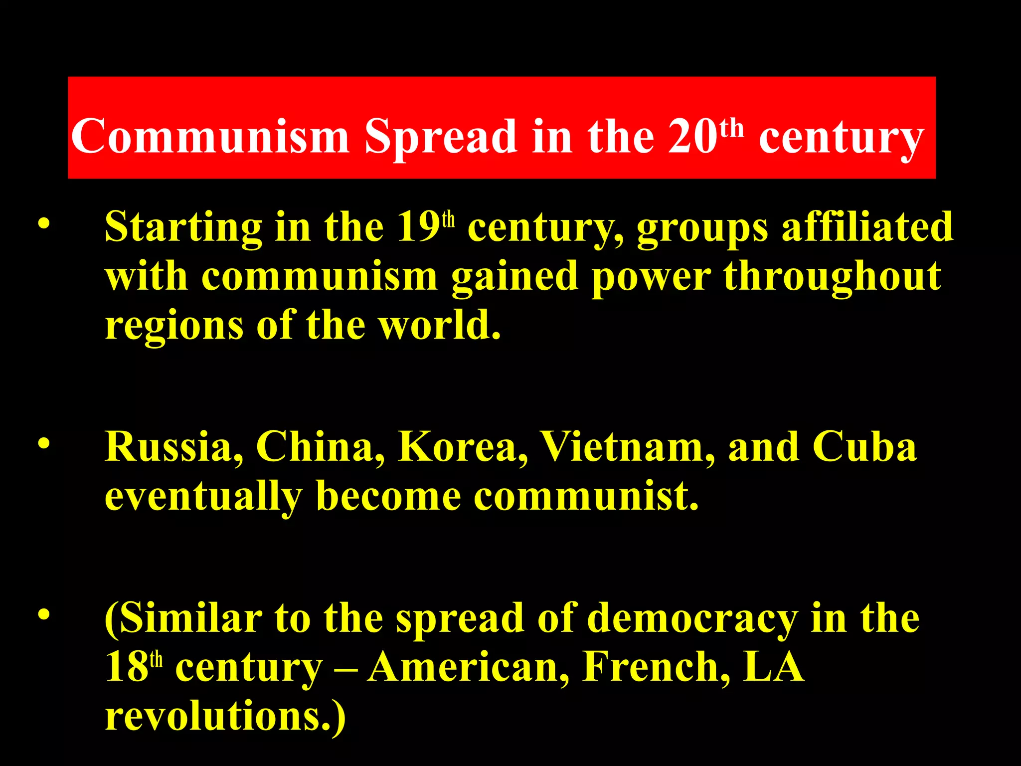 Cold War Overview | PPT