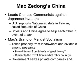 Cold War in a Global Context | PPT